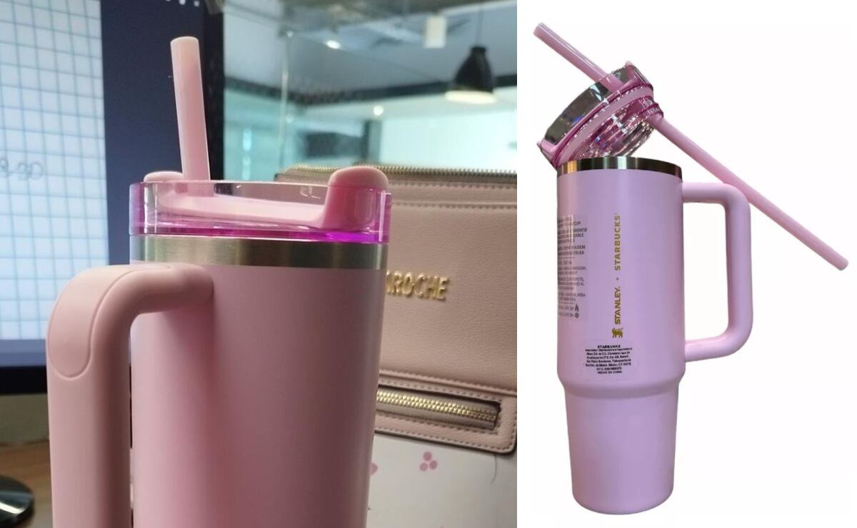 Termo Stanley rosa de Starbucks: "Fui la primera en comprarlo, esto me ...