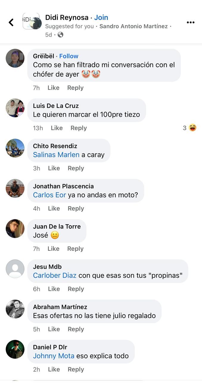 Filtran chat de conductor de DiDi con cliente, ofrece auto como hotel ...